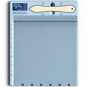 Scor-Pal Scor-Buddy Eighths Mini Scoring Board 9"x7.5" Imperial, Multi