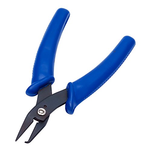 Beadthoven Split Ring Opening Pliers Tweezers Opener Tools Jewelry Making Tools Jump Ring Jewelry Pliers for Opening Split Ring or Key Chain Gunmetal Color 140mm