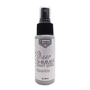 imagine crafts sheer shimmer spritz spray, sparkle (packaging may vary)