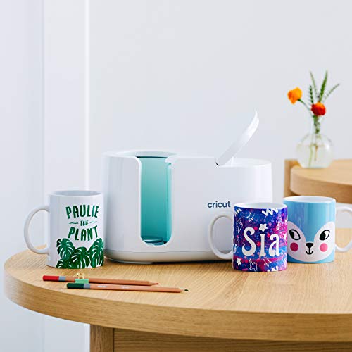 Cricut Mug Press US, Heat Press for Sublimation Mug Projects, One-Touch Setting, For Infusible Ink Materials & Mug Blanks 11 oz - 16 oz (Sold Separately), Includes Auto-Off Safety Feature