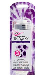 tulip one-step tie-dye kit tulip fabric dye open stock 21545 fdy opstk purple 3/36, as detailed