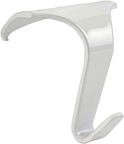 Molding Hooks White - Contemporary/Heavy Duty for Picture Rails (10 Pack)