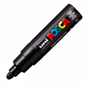 posca acrylic paint marker, broad bullet, black