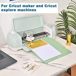 Foil Transfer Kit for Cricut Explore Air 2/Explore Air 3, 3 in 1 Foil Transfer Tool Housing and Blades for Cricut Maker/Maker 3, Including Fine, Medium and Bold Blades and Housing