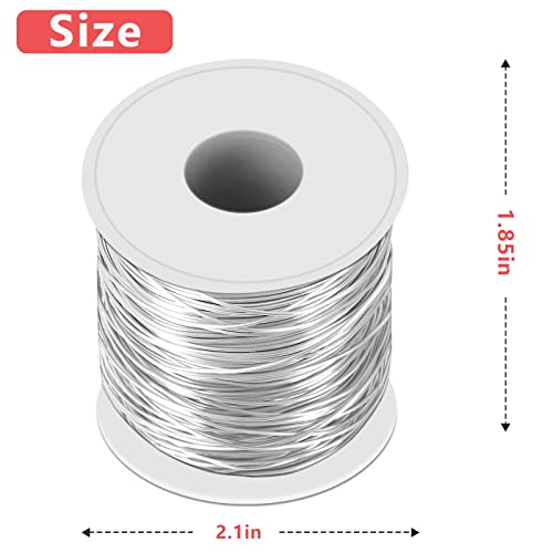 20 Gauge (0.8mm) 304 Stainless Steel Wire 328 Ft for Bailing Wire Sculpting Wire Jewelry Making Wire