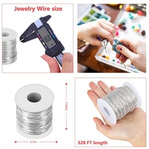 20 Gauge (0.8mm) 304 Stainless Steel Wire 328 Ft for Bailing Wire Sculpting Wire Jewelry Making Wire