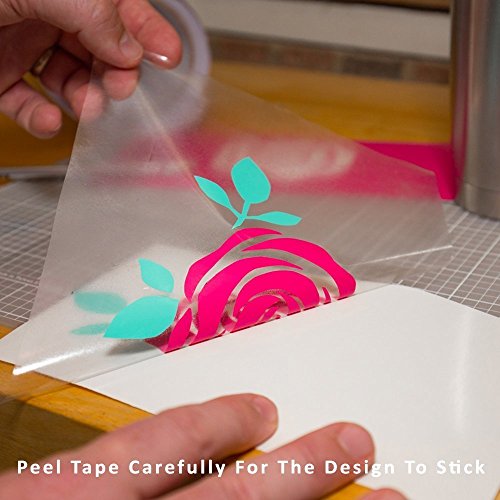 Frisco Craft Premium Clear Transfer Paper Tape - Application Tape Roll for Perfect Alignment of Silhouette Cameo, Cricut Adhesive Vinyl for Decals (12" x 50 FT)