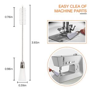 1FL.OZ. Sewing Machine Oil with Extra Long 1.5 Inch Needle Tip and Double Head Brush, Fine Light Machine Oil, Universal Clear Lubricant Oil for Lubricating Moving Parts of Sewing Machine - by OAIEGSD