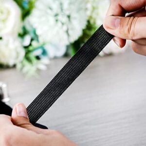 Mr. Pen- Elastic Band, 0.6", 11 Yards, Black, Elastic Band for Sewing, Black Elastic Band, Elastic Straps, Stretch Elastic for Sewing, Fabric Elastic Band, Waistband Elastic