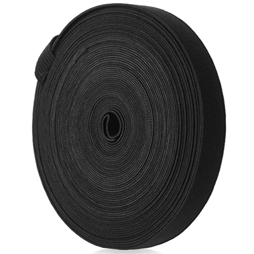 Mr. Pen- Elastic Band, 0.6", 11 Yards, Black, Elastic Band for Sewing, Black Elastic Band, Elastic Straps, Stretch Elastic for Sewing, Fabric Elastic Band, Waistband Elastic