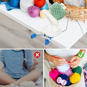 Adhafera Yarn Winder, Yarn Ball Winder for Crocheting, The Helper for Yarn Collection Lovers