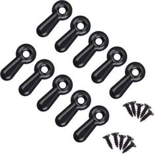 picture frame hardware backing clips, 100 pieces photo frame turn button fasteners with 100 pieces screws picture framing parts for hanging posters drawing crafts, black