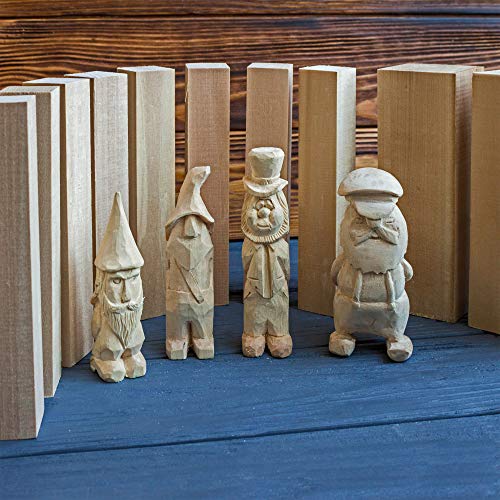 BeaverCraft BW10 Basswood Carving Blocks Set - Basswood for Wood Carving - Wood Blocks - Whittling Wood Carving Wood Blocks for Carving