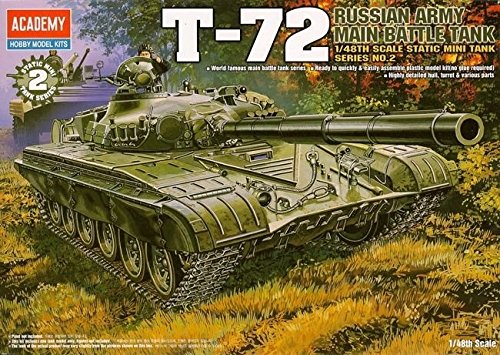 Academy 13006 T-72 Russian Army Main Battle Tank 1/48 TA994 Plastic Model Kit /item# G4W8B-48Q46042