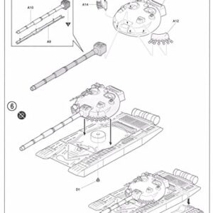 Academy 13006 T-72 Russian Army Main Battle Tank 1/48 TA994 Plastic Model Kit /item# G4W8B-48Q46042