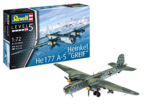 Revell Greif Heinkel He177 A-5 Griff, Multi Colour 03913