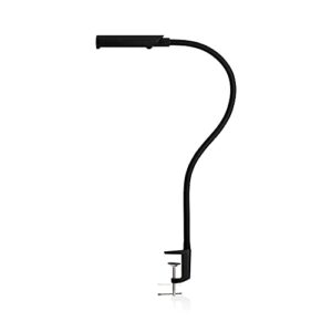 Reliable UberLight Flex 3200TL Task Light – LED Portable Desk Light with Clamp, USB Connection, 26.5” Flexible Gooseneck, 270° Rotational Head, 9 Light Settings, and up to 60,000 Hours of Use (Black)