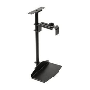 eureka ergonomic cpu holder under desk mount, computer tower holder 360° swivel height & width adjustable, holds up to 44 lbs, fits most computer tower, black