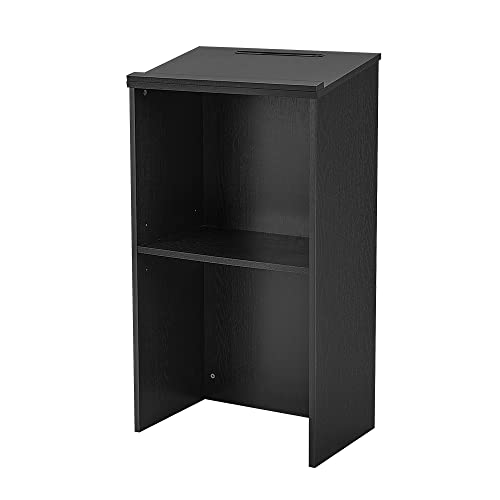 Panana Podium Stand - Portable Podium Stand Hostess Stand Reception Desk with Adjustable Shelf, Pulpits for Churches, Lectern Podium for Classrooms, Office, Conference, Auditorium, Restaurant