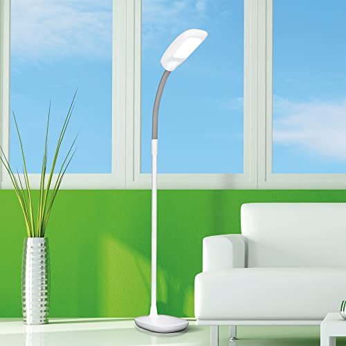 OttLite LED Floor Lamp with ClearSun LED Technology - Adjustable Height, Touch Controls & 3 Brightness Settings, Natural Lighting - Floor Lamp for Living Room, Bedroom, Crafting, Dorms & Reading