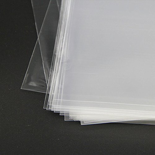 AIRSUNNY Clear, Resealable Cellophane Bags - 5-1/2" x 7-1/4" - Pack of 200 - Perfect for Storing Treats, Candles and Soap - Great for Small Businesses and Bakeries