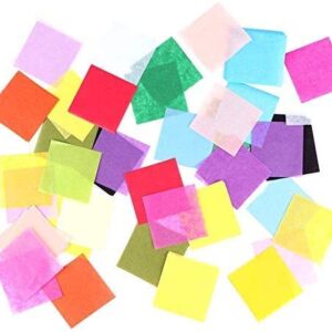 6000pcs 2in Tissue Paper Squares, 30 Colors Art Rainbow Tissue Paper, Craft Tissue Paper for Arts Crafts DIY Birthday Party Festival Colored Tissue Paper