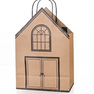 Welcome Home Bundle of 5 House Shaped Gift Bags