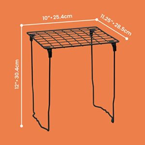 LockerMate Stac-A-Shelf Locker Organizer Shelf, Stackable, Extra Tall, Fits Standard Size School Lockers