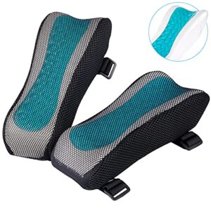 beautrip ergonomic armrest pads- office chair arm rest cover pillow – elbow support cushion for computer, gaming and desk chairs (set of 2)