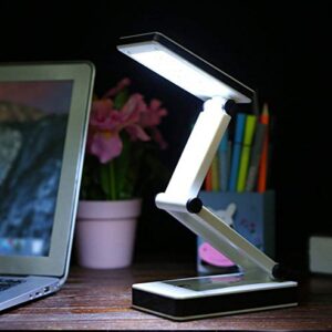 [New Version] TOMOL Super Bright COB LED Portable Desk Lamp Travel Lamp :Foldable, Touch Sensitive Control, 3 Adjustable Brightness Levels, Battery and USB Powered