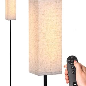 Floor Lamp for Bedroom Living Room Office with Remote Control Modern Living Room LED 4 Color Temperature & Stepless Dimmer, Standing Elegant Lamp 3000k-7000k