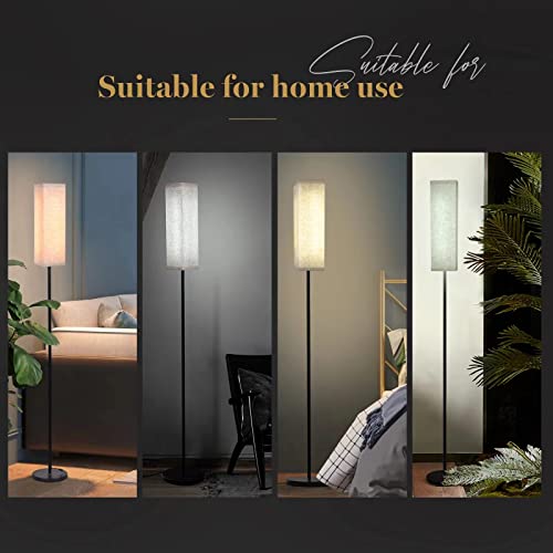 Floor Lamp for Bedroom Living Room Office with Remote Control Modern Living Room LED 4 Color Temperature & Stepless Dimmer, Standing Elegant Lamp 3000k-7000k