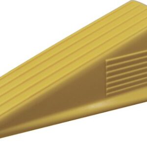 Shepherd Hardware Available 3763 Heavy Duty Jumbo Rubber Door Wedge, Yellow, 3-1/2"