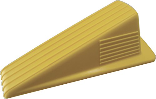 Shepherd Hardware Available 3763 Heavy Duty Jumbo Rubber Door Wedge, Yellow, 3-1/2"