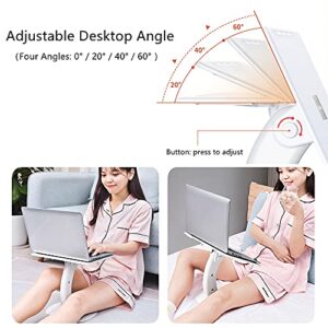 SOARCHICK Portable Laptop Stand New Lap Desk for Laptop Adjustable Computer Stand Laptop Riser Mount for Bed Sofa Couch Car Seat Floor Foldable Tray Table Pad Ergonomic Notebook Holder for Kids Adults