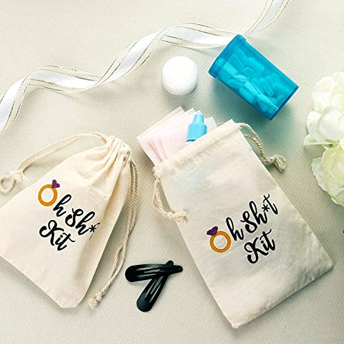 20 Pack Hangover Kit, Party Favor Bags for Bachelorette Party, Weddings (4 x 6 In)