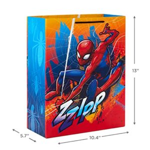 Hallmark Marvel Spider-Man Gift Bags (2 Bags: 1 Large 13", 1 Extra Large 15") for Birthdays, Halloween, Christmas, Kids Parties