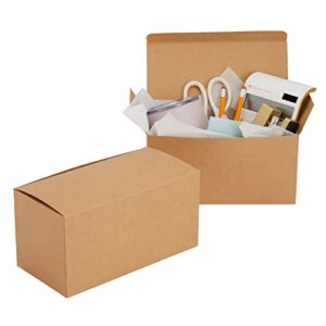 Kraft Paper Tumbler Boxes for Gift Wrapping, Shipping, Party Favors (9 x 4.5 x 4.5 In, 20 Pack)