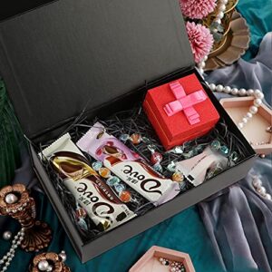 PACKHUB Gift Box with Magnetic Closure Lid 12" X 6" X 4" Luxury for Gift Packaging, Bridesmaid Proposal Box, Magnetic Gift Box for Gifts…