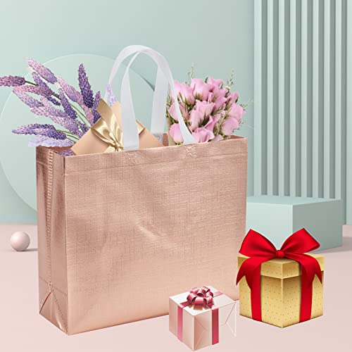 Tendwarm 6 Pcs Gift Bags Reusable Large Gift Bag with Handles for Party Wedding