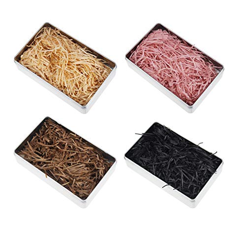 LJY 0.7LB Multicolored Raffia Paper Shreds & Strands Shredded Crinkle Confetti for DIY Gift Wrapping & Basket Filling