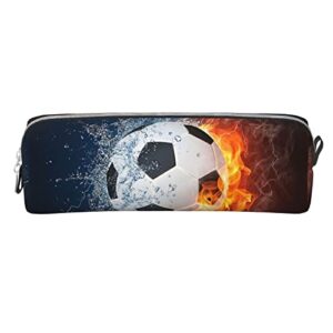 jiamian soccer ball pencil case pencil holder bag pen box pouch stationery cosmetic bag