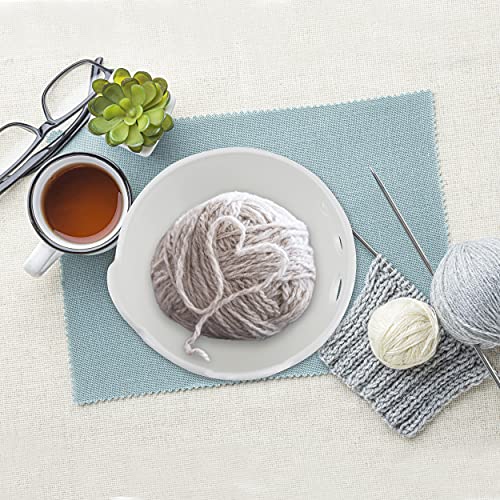 Generic Frog Ceramic Yarn Bowl for Knitting and Crocheting. This Decorative Wool HolderYarn Organizer Makes a Great Gift for Crochet Lovers. (Frog)