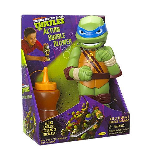 Teenage Mutant Ninja Turtles Action Bubble Blower, Leonardo Little Kids .HN#GG_634T6344 G134548TY12404