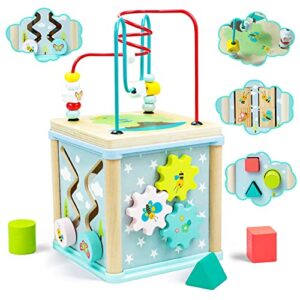 jade hare wooden activity cube（3+）