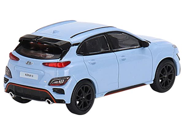 Hyundai Kona N Performance Light Blue Limited Edition to 1800 Pieces Worldwide 1/64 Diecast Model Car by True Scale Miniatures MGT00450