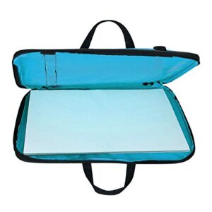 A3 Art Portfolio Carry Case Bag Student Drawboard Tote Handheld Storage Portable Shoulder Lightweight Box for 8k Sketch Pad Artist Drawing Painting Supplies