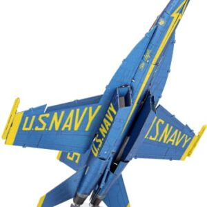 Metal Earth Premium Series Blue Angels F/A-18 Super Hornet 3D Metal Model Kit Fascinations