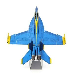 Metal Earth Premium Series Blue Angels F/A-18 Super Hornet 3D Metal Model Kit Fascinations