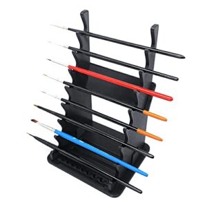 Paint Brush Holder, 3D Printed Desk Stand Organizer for Tabletop RPG Miniature Painting Supplies and Hobby Accessories